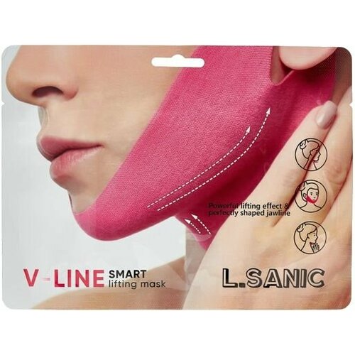 Маска-бандаж для коррекции овала лица L.SANIC V Line Smart Lifting Mask