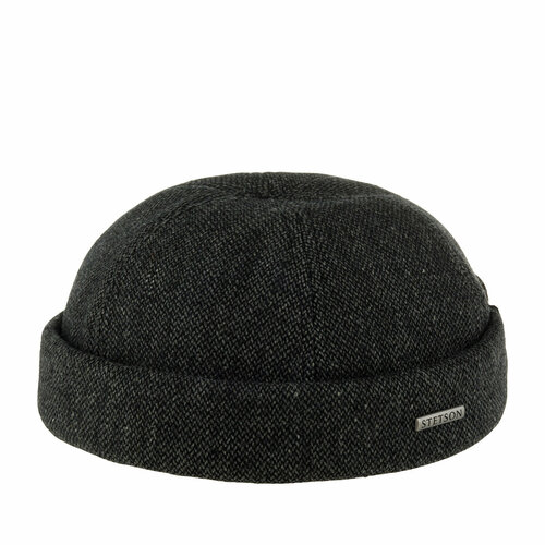 Шапка докер STETSON, размер 55, серый
