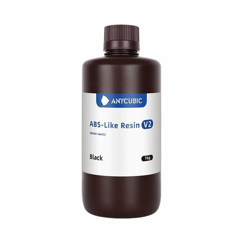 Фотополимерная смола Anycubic ABS-LIKE Resin V2 - Черная (1кг.)