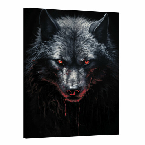 Интерьерная картина 50х70 "Волчье восхождение"
