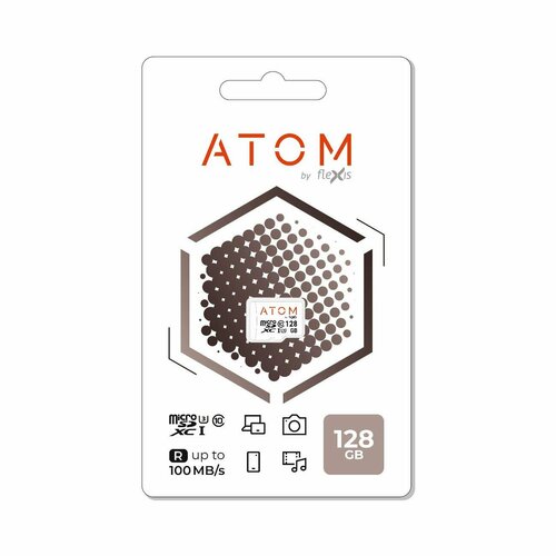 Карта памяти microSDXC Atom 128GB UHS-1 U1 (AMSDU3/128GB)