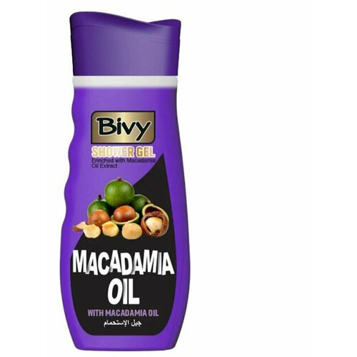 BIVY Гель для душа MACADAMIA OIL, 600мл.