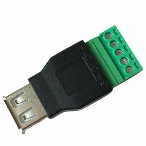 Разъем USB 2.0 Разъем USB-ANYTYPE(м) USB2.0 (клеммник)