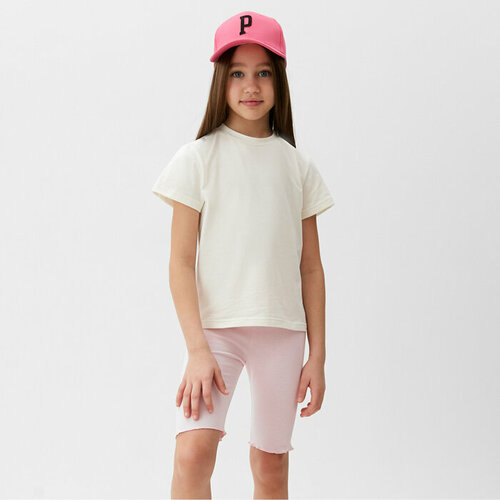 Комплект одежды Minaku, размер 128, розовый, белый