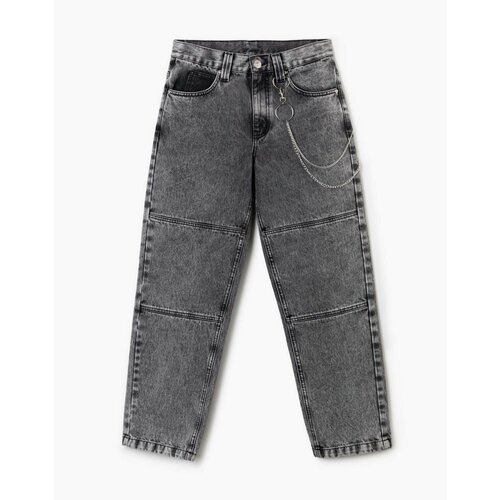 Джинсы  Gloria Jeans, размер 10-12л/146-152, серый