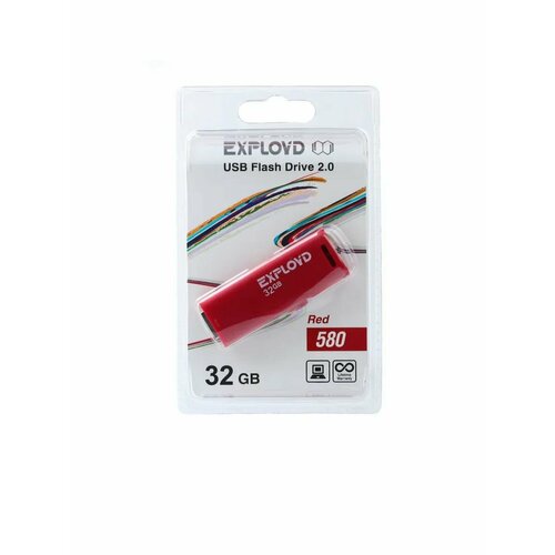 USB флеш накопитель 32GB-580-красный