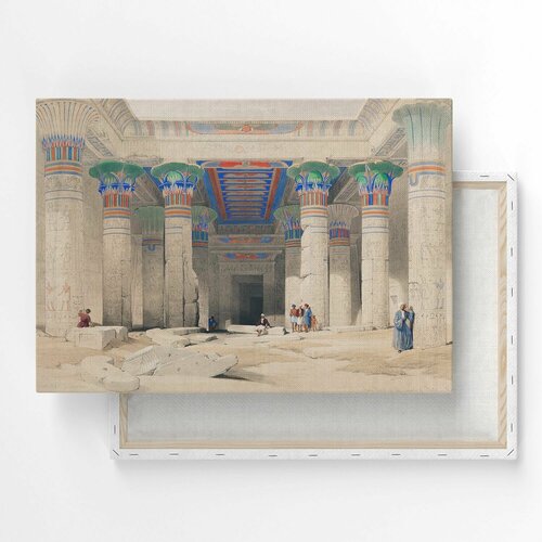 Картина на холсте, репродукция / Дэвид Робертс - Grand Portico of the Temple / Размер 40 x 53 см