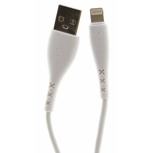 USB Кабель для Apple/iPhone Yesido CA26-1, 2A, Белый, 1 м.