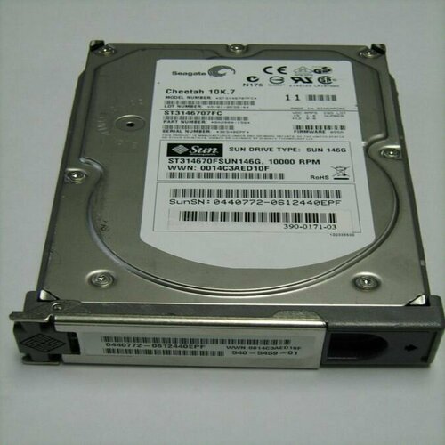 542-0287 Жесткий диск Sun 600GB 2.5' 10000 RPM SAS 6Gbps для сервера