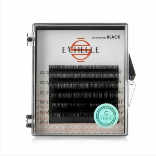 Ресницы E'CHELLE BLACK MINI MIX (D+ 0.10 8-13 mm)