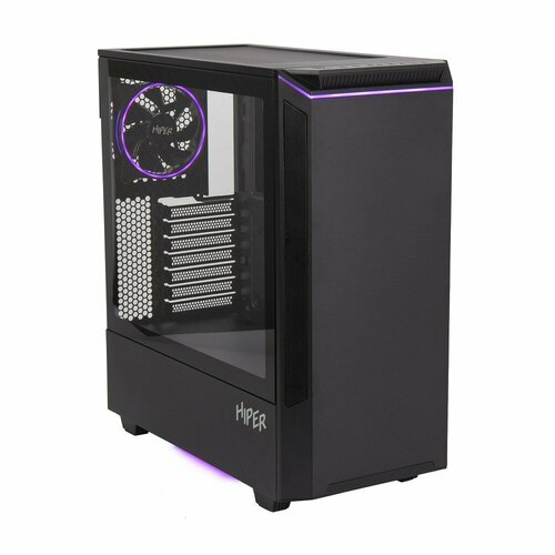 Hiper корпус CASE PB81 черный без БП ATX 3x120mm 2xUSB2.0 2xUSB3.0 audio bott PSU