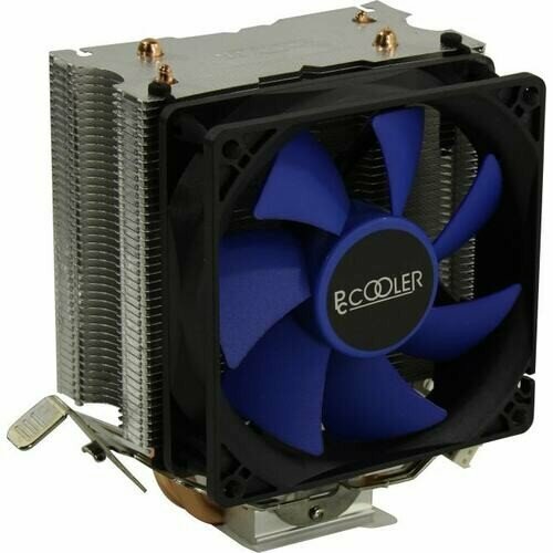 PCCooler Вентиляторы S93 V2 Кулер S775 115X AM2 AM3 AM4 FM1 FM2 40 шт кор, TDP 102W, вент-р 90мм, 2 тепловые трубки 6мм, 2200RPM, 22dBa