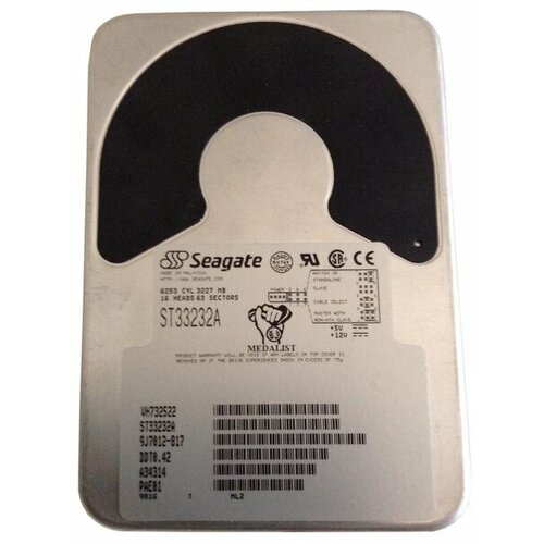 Жесткий диск Seagate ST33232A 3,2Gb 4500 IDE 3.5" HDD