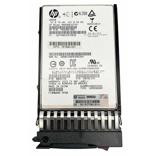 Жесткий диск HP 802580-B21 400Gb SAS 2,5" SSD