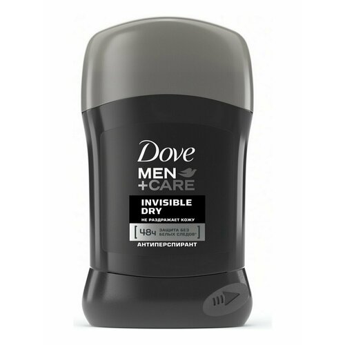 Dove мужской дезодорант стик Invisible Dry, защита, без белых следов 40 мл