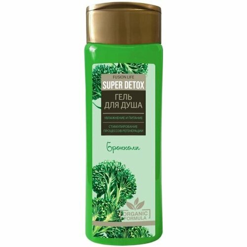 Гель для душа Slavika Natur Fusion Life Super detox, Брокколи, 400 мл