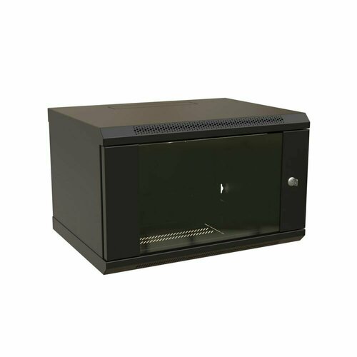 WRline WR-TW-0945-GP-RAL9004 Шкаф настенный 19-дюймовый (19"), 9U, 500x600х450мм, RAL 9004