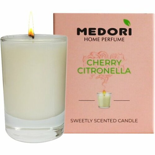Свеча ароматическая Medori Cherry citronella, 70 мл