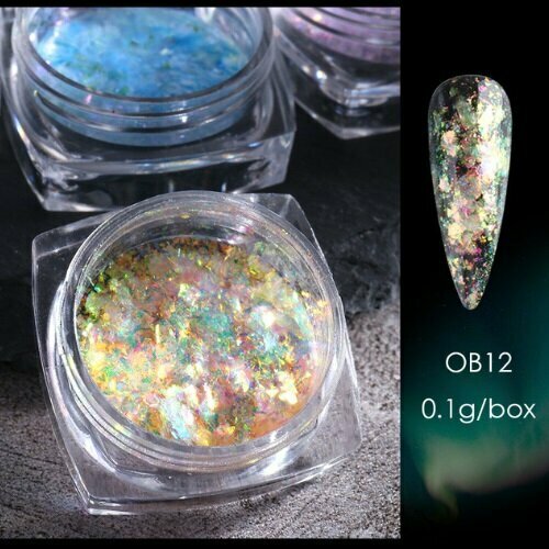 Слюда (хлопья) Opal №12