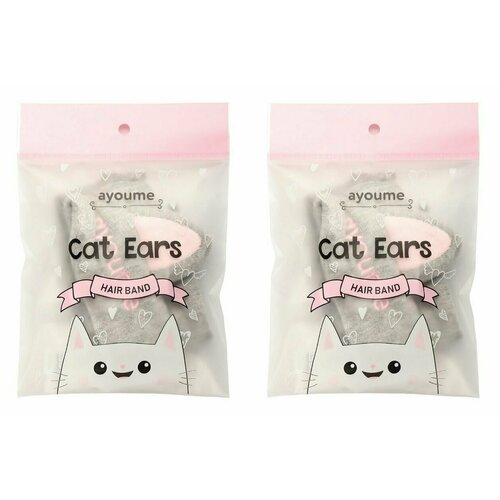 AYOUME Повязка для волос Hair Band Cat Ears - 2 штуки