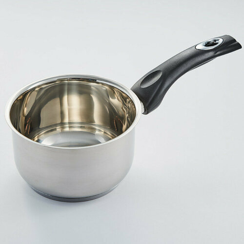 Ковш 1,5л WEBBER 14*8,5см бакелитовая ручка, нерж. сталь капсул. индукционное дно ВЕ-133 Delta