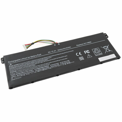 Аккумулятор OEM (совместимый с AC14B8K) для ноутбука Acer C730, E3-111, V5-132 15.2V 3500mAh черный