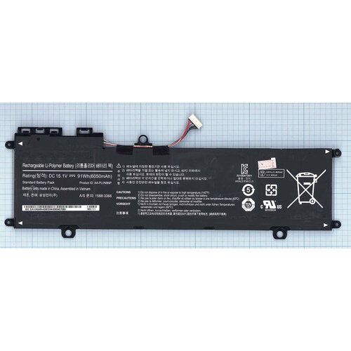 Аккумулятор AA-PLVN8NP для ноутбука Samsung 780Z5E 15.1V 91Wh (6000mAh) черный
