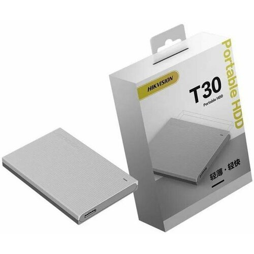 Внешний жесткий диск 2.5" 2 Tb USB 3.0 Hikvision T30 серый