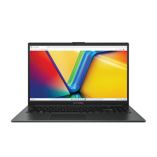 15.6" Ноутбук ASUS Vivobook Go 15 OLED, AMD Ryzen 5 7520U (2.8 ГГц), RAM 16 ГБ, SSD 1000 ГБ, AMD Radeon 610M, Windows 10 Pro, черный, Русская раскладка