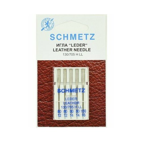 Schmetz Иглы для кожи №80-100, 5шт.