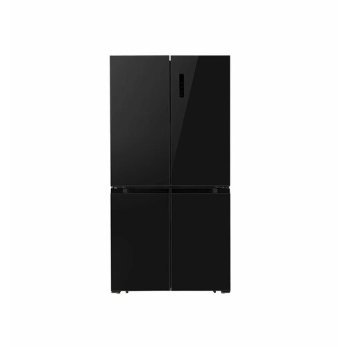 Холодильник Отдельностоящий LEX LCD505BlID, двухкамерный, 1830 см, черная сталь
