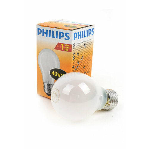 Philips Лампа накаливания E27 40Вт Philips A55 FR