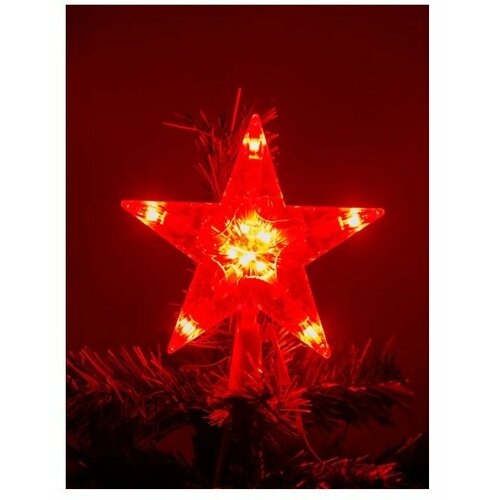 Набор елочных украшений "Верхушка-звезда" (красный), 16 см WX-001