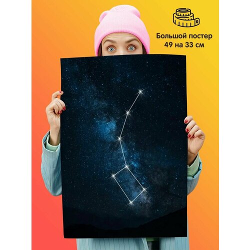 Постер плакат Малая Медведица Космос