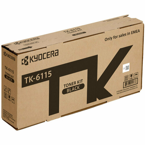 Тонер-картридж Kyocera TK-6115 чер. для M4125idn/M413 2idn, 832522