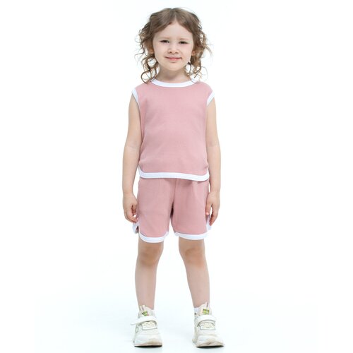 Комплект одежды GolD, размер 116, розовый