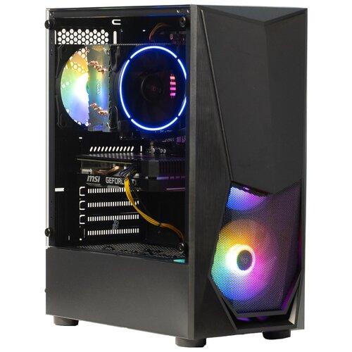 Игровой компьютер AMD Ryzen 5 3600 GeForce GTX 1650 4GB 8GB RAM SSD 1TB HDD 1TB