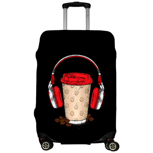Чехол для чемодана LeJoy, размер S, бежевый, коричневый