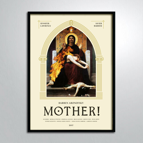 Постер в раме/Даррен Аронофски мама! Дженнифер Лоуренс Икона mother!