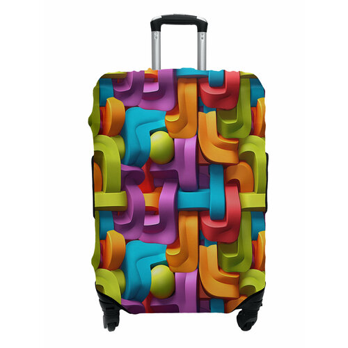 Чехол для чемодана MARRENGO, размер L, желтый, оранжевый