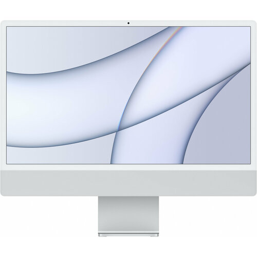 Моноблок Apple iMac A2439 24" 4.5K M1 8 core (3.2) 8Gb SSD256Gb 7 core GPU macOS WiFi BT 143W клавиатура мышь Cam серебрист