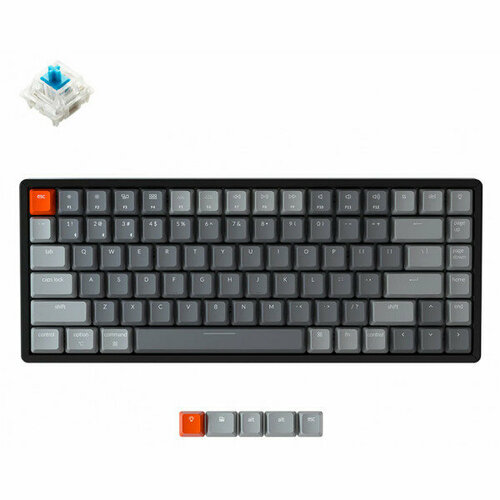 Клавиатура Keychron K2 Wireless RGB Aluminum Frame Dark Grey Gateron G Pro Blue (ver