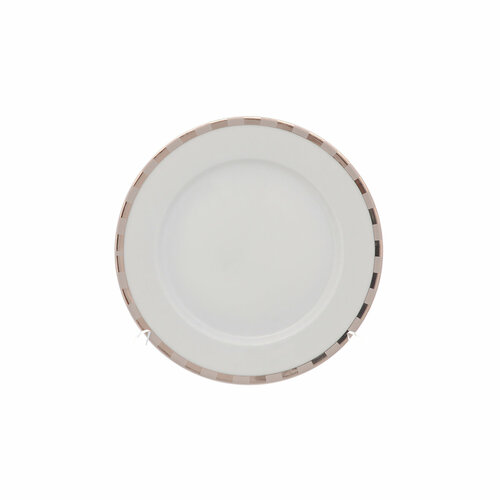 Набор тарелок Thun Опал платиновые пластинки 17 см(6 шт)