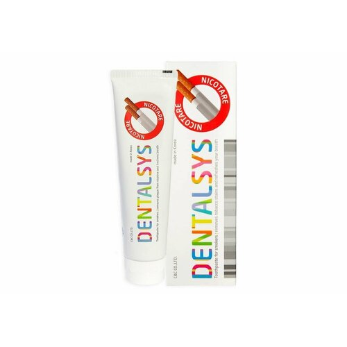 Aekyung Dentalsys Nicotare Зубная паста для курильщиков устраняющая никотиновый налет и освежающая дыхание 130 гр