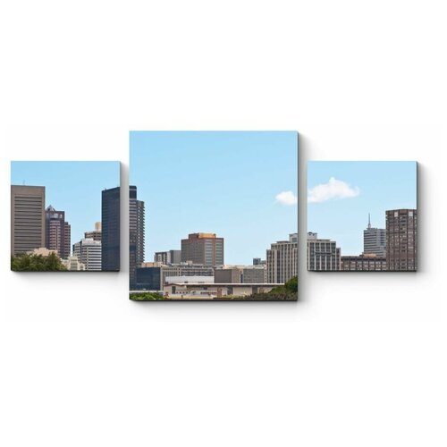 Модульная картина Городской пейзаж Кейптауна110x47