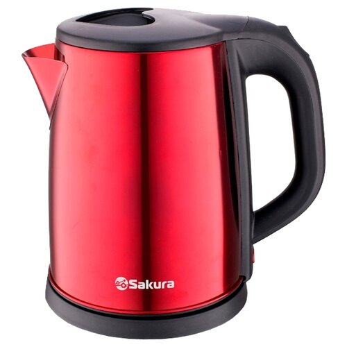 Чайник Sakura SA-2149BR, красный металлик/черный