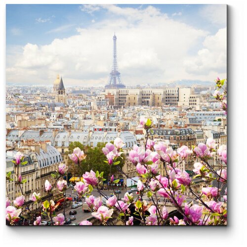 Модульная картина Весна в Париже 90x90