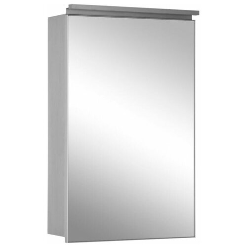 Зеркальный шкаф De Aqua Алюминиум 50 Серебро
