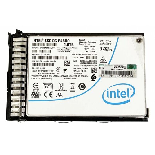Жесткий диск HP P12435-001 1,6Tb PCI-E 2,5" SSD