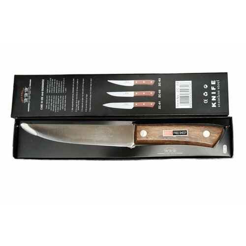 Нож кухонный, Шеф нож, поварской, острый, заточенный, FREESHEF длина лезвия 15 см